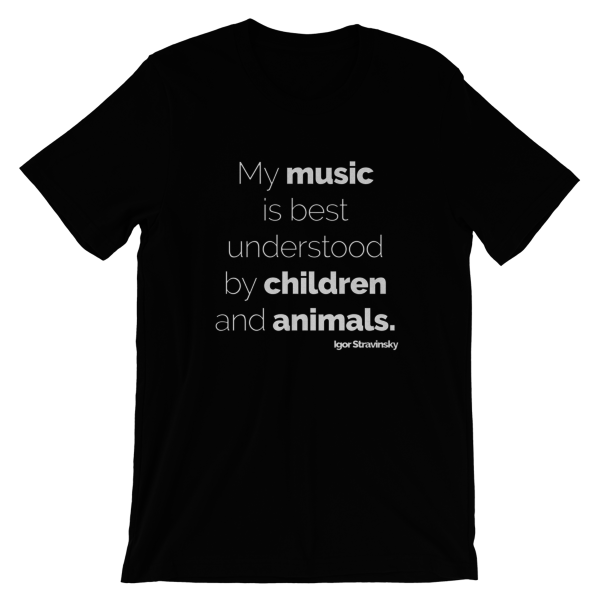 Stravinsky T-Shirt | Robin Mo Shirts